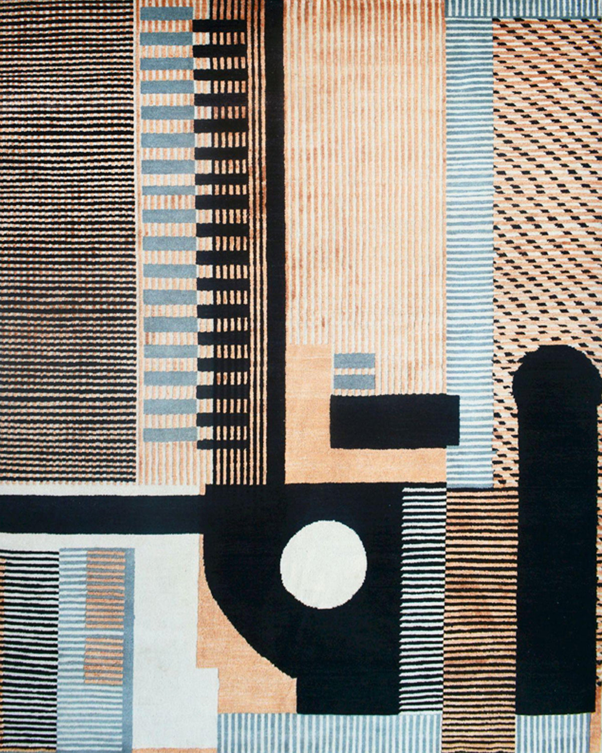 Industrial Rhythm | Modern | Spatial | Hand-Knotted Rugs – PRET BY COCOON